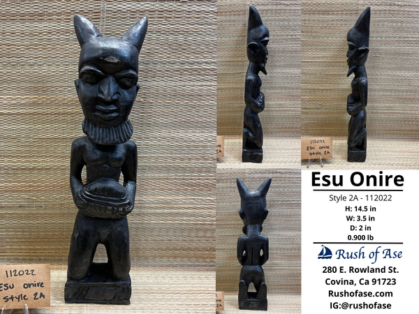 Statues | Wooden Statues | Esu Onire Black Statue | Esu of Good Fortun ...
