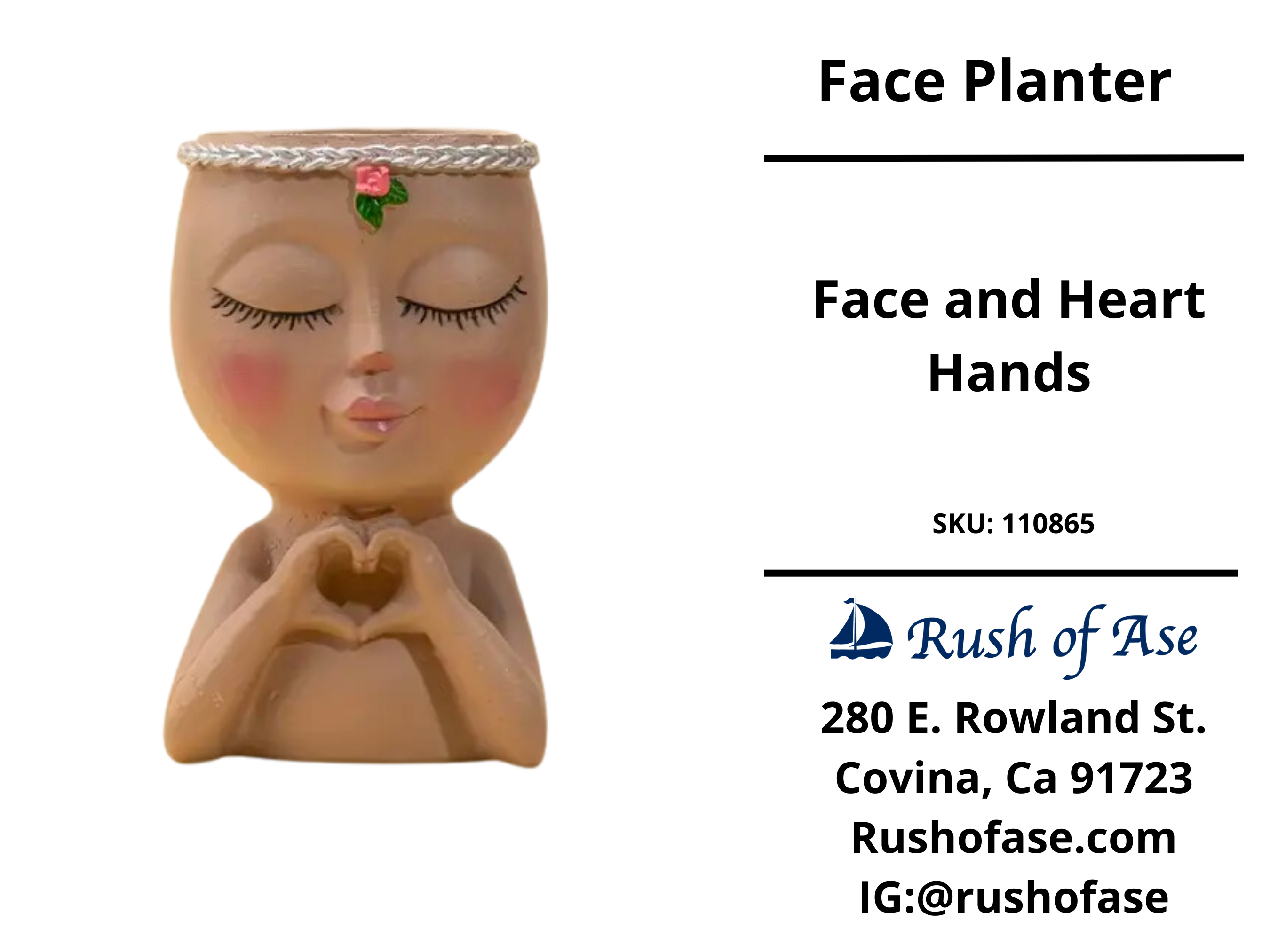 Plant Pot | Face Planter – Rush of Ase