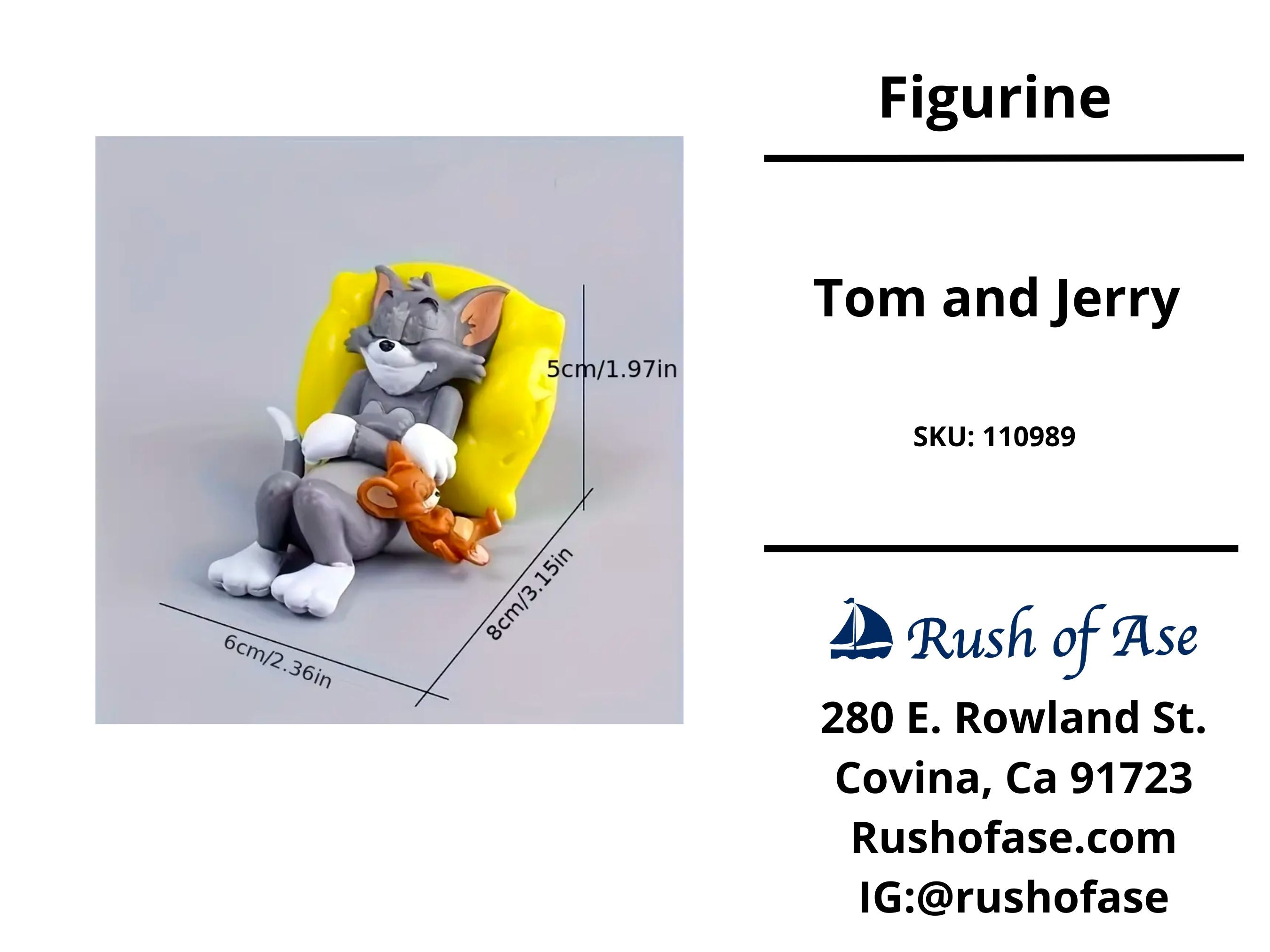 Cartoon Figurines Tom And Jerry Rush Of Ase