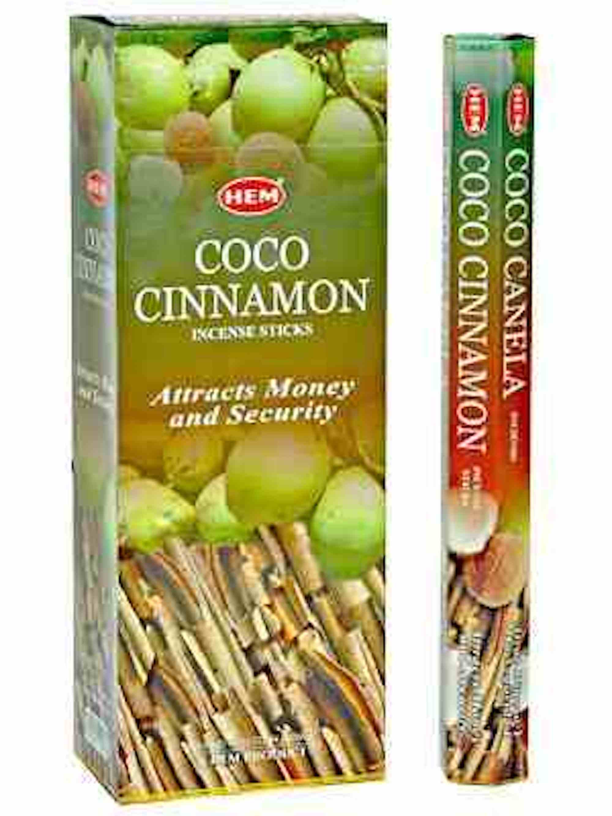 Incense Sticks | Coco Cinnamon HEM Hexagon Incense Sticks – Rush of Ase