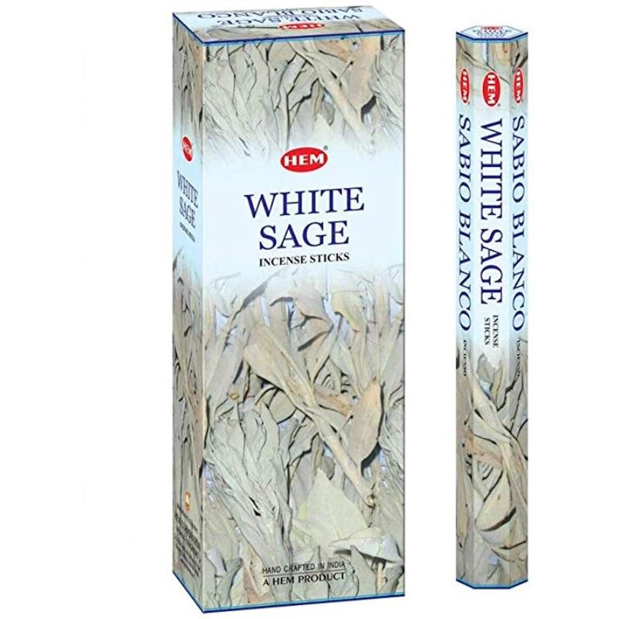 Incense Sticks | White Sage HEM Hexagon Incense Sticks – Rush of Ase
